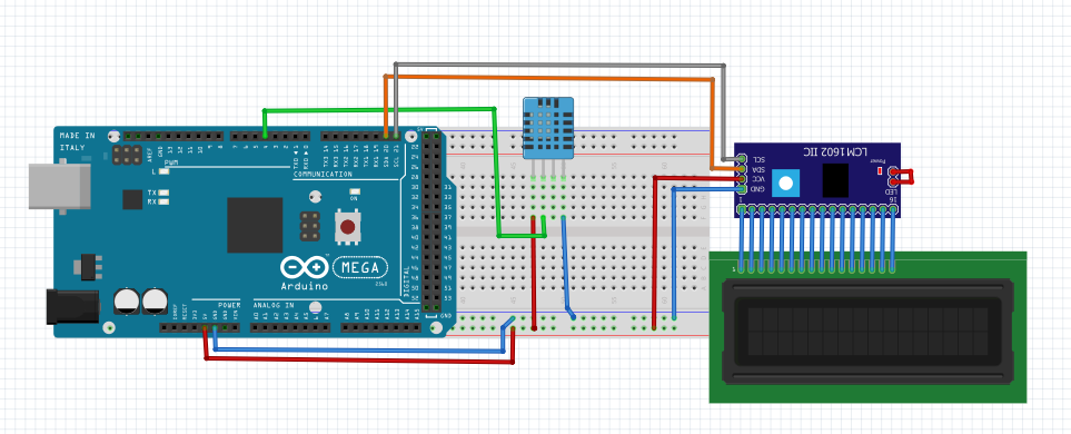 Arduino I2C 16x2 LCD ve DHT 11 Sensör Kullanımı | Donanım Plus